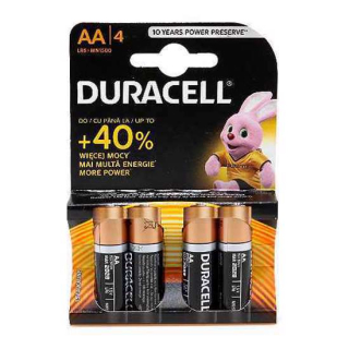 Baterija alkalna 1.5V AA LR6 blister 4/1 Duracell