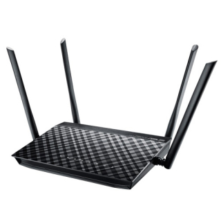 ASUS Ruter RT-AC1200G+ Wireless, 802.11 a/ac, do 867Mbps, Dual Band 2.4 GHz & 5 GHz