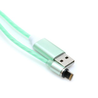 USB data kabal X-CABLE za Iphone lightning svetleci zeleni