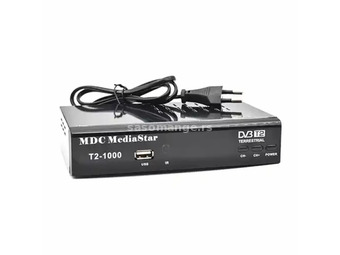 Digitalni risiver DVB-T2 MediaStar T2 1000