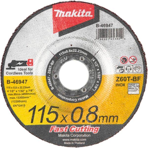 Makita 0,8mm tanax rezni točak, Z60T, 115×0,8×22,23