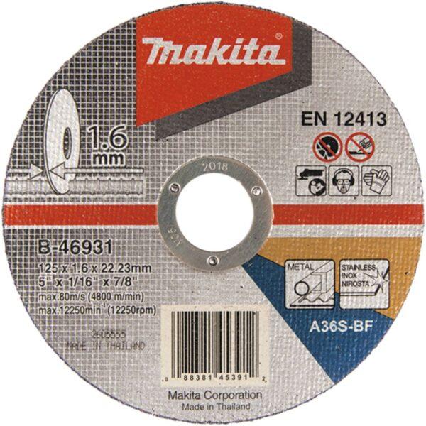 Makita 1.6mm tanax rezni točak 125×1,6×22,23