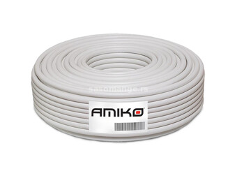 Amiko Koaksijalni kabel RG-6, CCS, 100dB, 100 met. - RG6/100db - 100m