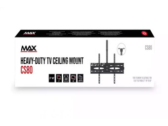 Nosač za TV plafonski MAX CS80 37-80/tilt/50kg