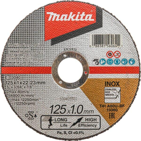 Makita Cut-off nerđajuc´i tanax 125×1.0x22.23mm