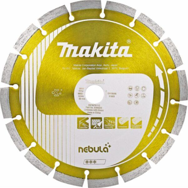 Makita Dijamantski disk Nebula, zavarena laserom, (visina: 10 mm)