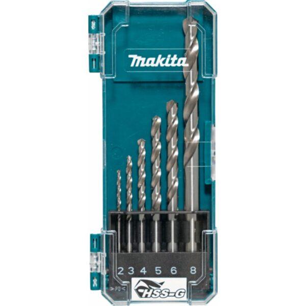 Makita HSS-G burgija za metal 6 xom set 2,3,4,5,6,8mm