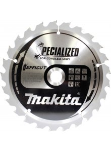 Makita List testere TCT Efficut, 190x20x25T, za drvo