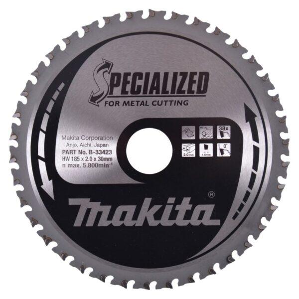 Makita List testere TCT Specialized, 185x30x38T, za metal