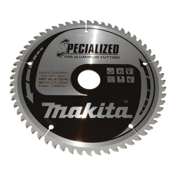 Makita List testere TCT, 210x30x60T, za alu