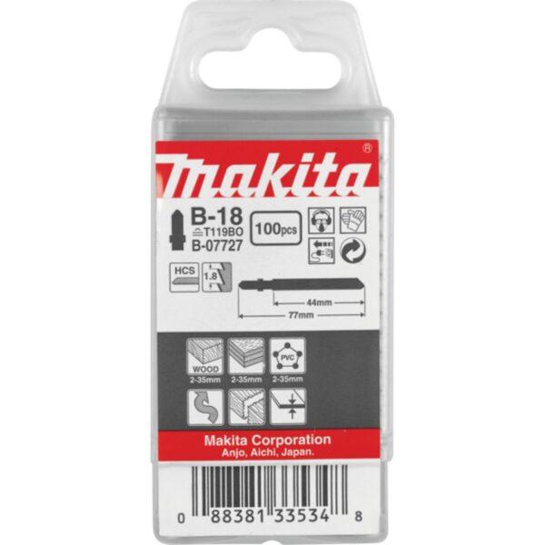 Makita List ubodne testere B-18 Set-100 xom.