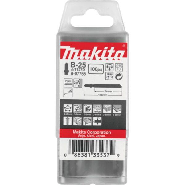 Makita List ubodne testere B-25 Set-100 xom.