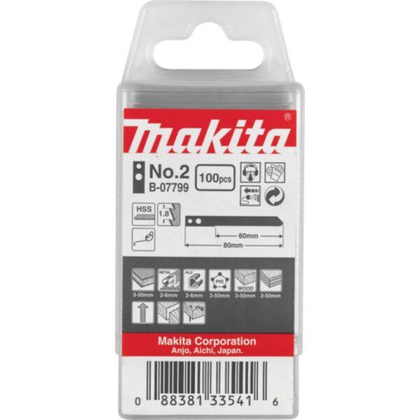 Makita List ubodne testere NO-2 Set-100 xom.