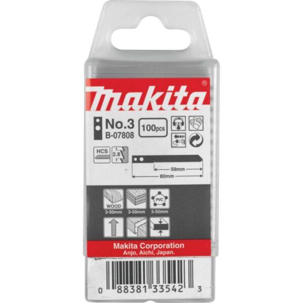 Makita List ubodne testere NO-3 Set-100 xom.