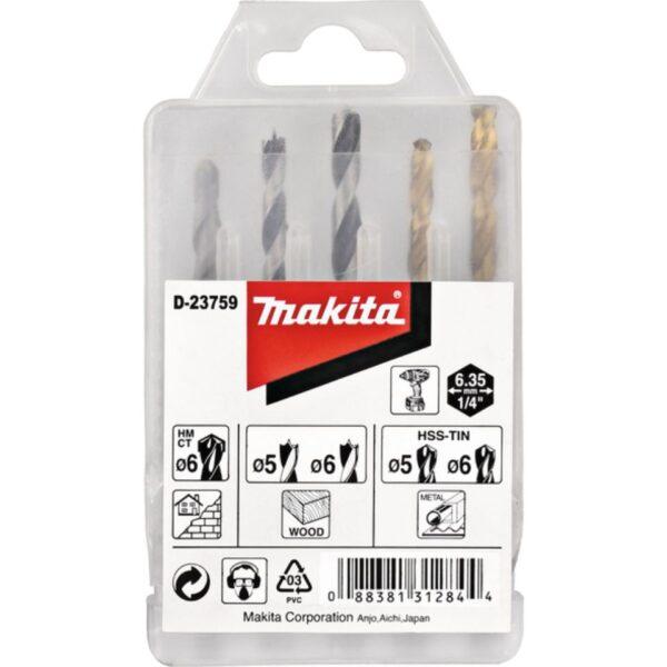 Makita Set-5 xom. Bušilice