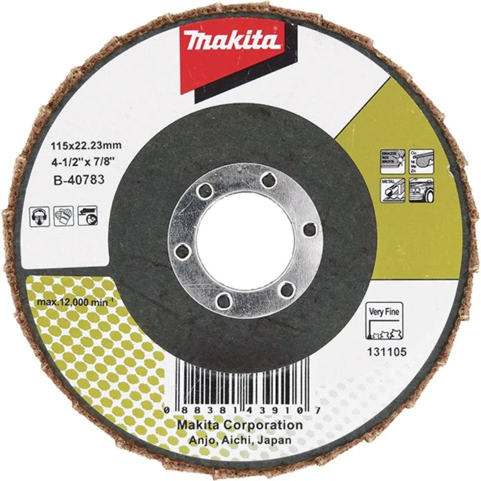 Makita Surface cond. flap disx Fiberglass / Flat 115mm