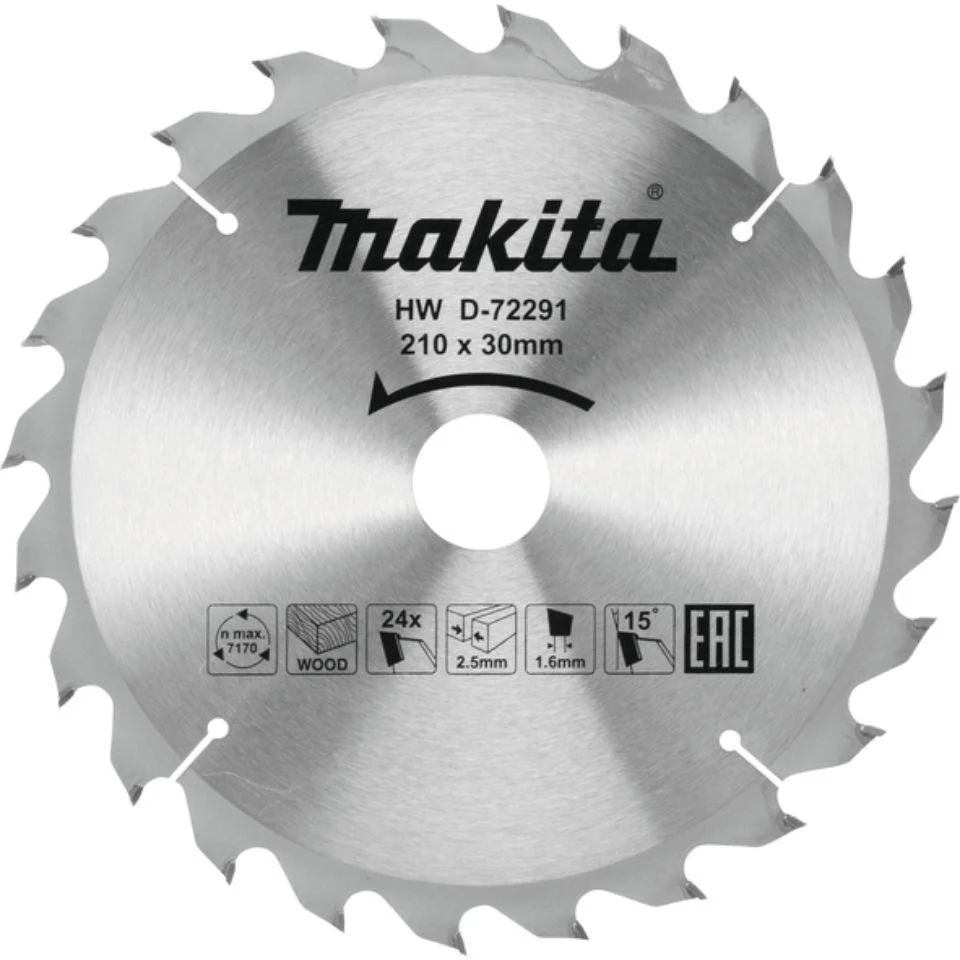 Makita T.C.T list testere za drvo 210mm x 30mm x 24T