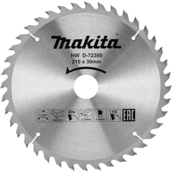 Makita T.C.T list testere za drvo 210mm x 30mm x 40T