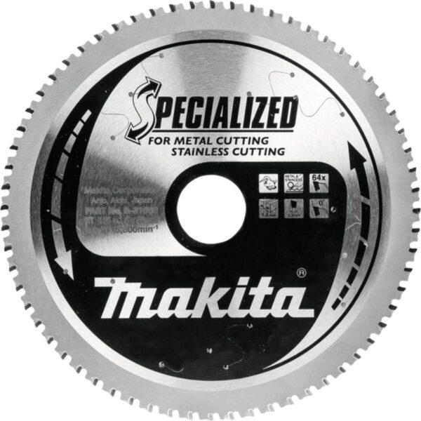 Makita T.C.T list testere za metal 185mmx30x64T