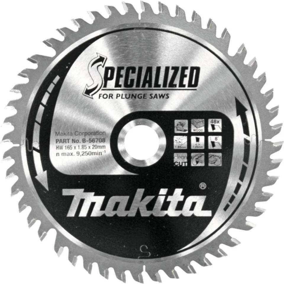 Makita T.C.T list testere za SP600D 165mm x 20mm x 48T