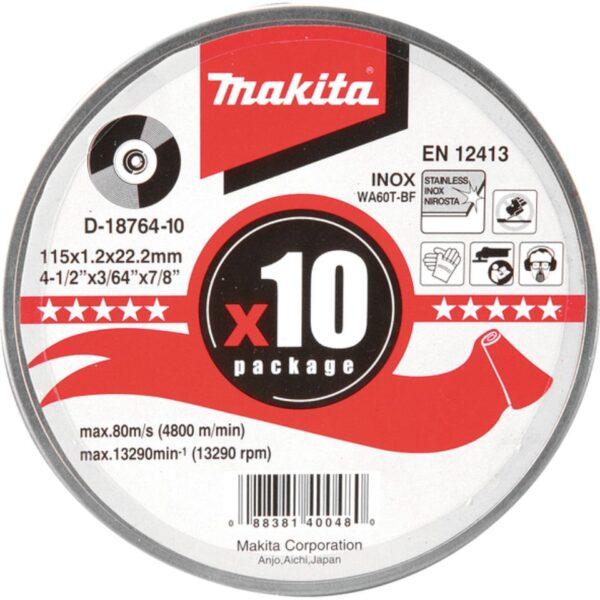 Makita tanki rezni Točak u konzervi 10xom 115×1.2×22.23