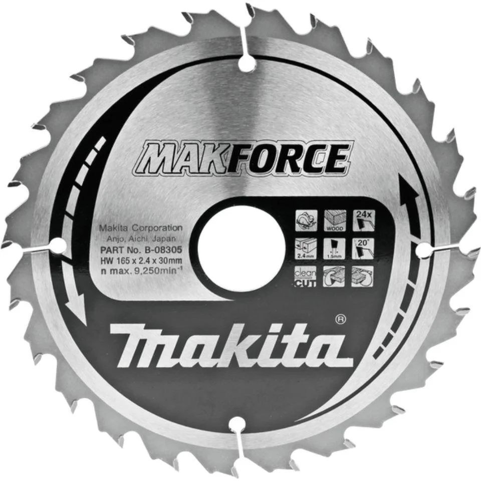 Makita TCT list testere 160×20 24 T