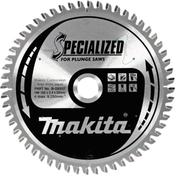 Makita TCT list testere 165×20 56 T