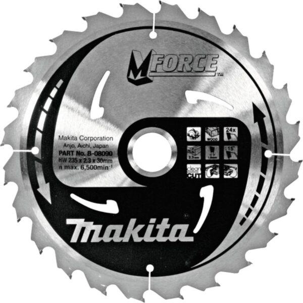 Makita TCT list testere 235×30 24 T