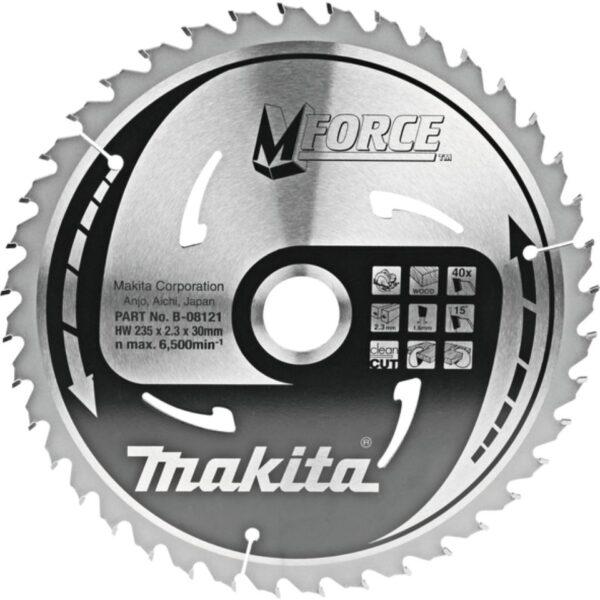 Makita TCT list testere 235×30 40 T