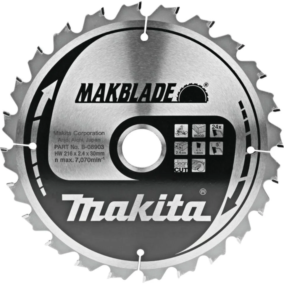 Makita TCT list testere 250×30 72 T