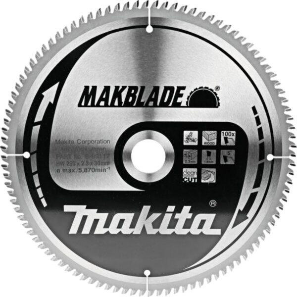 Makita TCT list testere 260×30 100 T