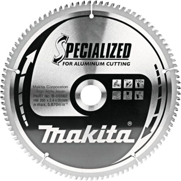 Makita TCT list testere 260×30 100 T