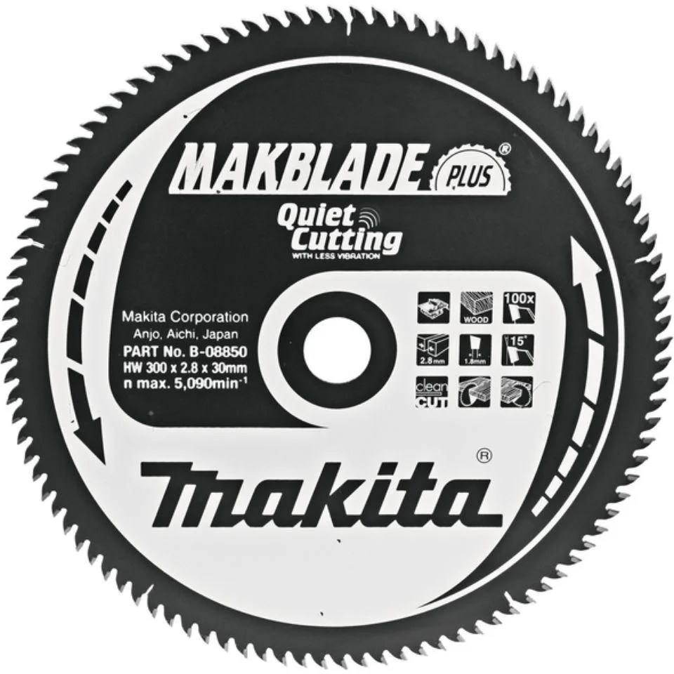 Makita TCT list testere 300×30 96 T