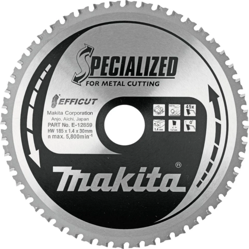 Makita TCT list testere EFFICUT 185x30x45T metal