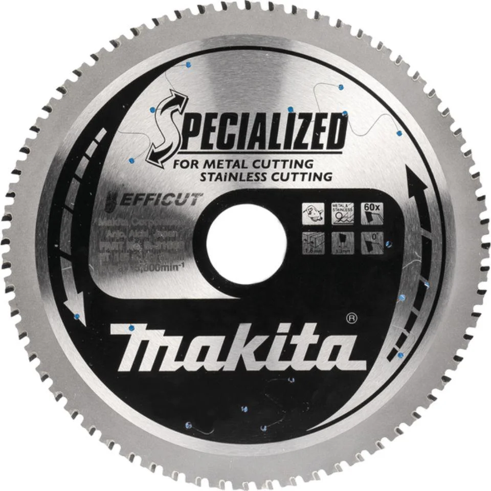 Makita TCT list testere EFFICUT 185x30x60T metal, Inox