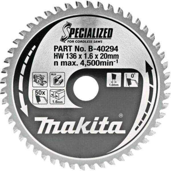 Makita TCT list testere za Alu 136x2050T BCS550