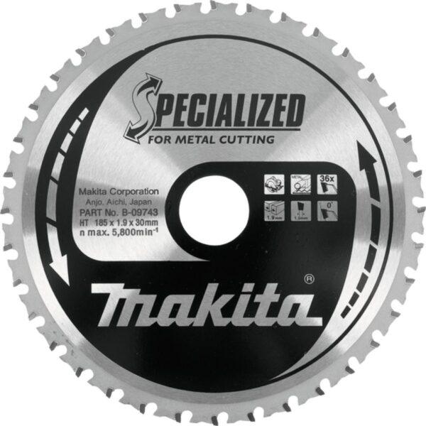 Makita TCT list testere za metal 185x48T za MAK2