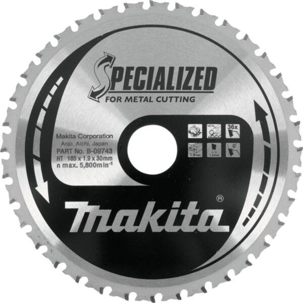 Makita TCT list testere za metal 185x56T za MAK2