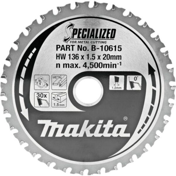 Makita TCTSav Blade 136xs20xs30T