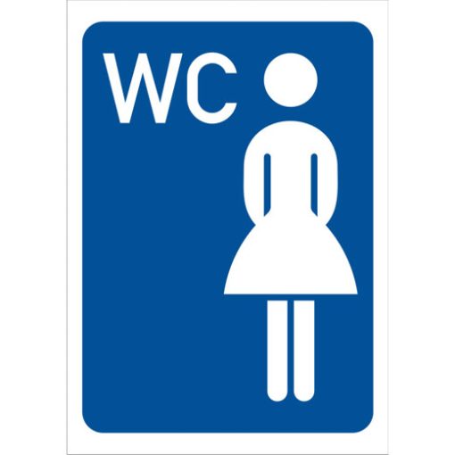 Nalepnica WC ŽENSKI