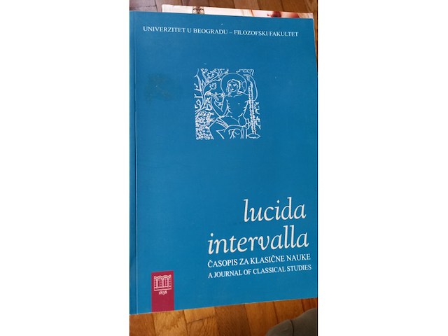 LUCIDA INTERVALLA, časopis za klasične nauke