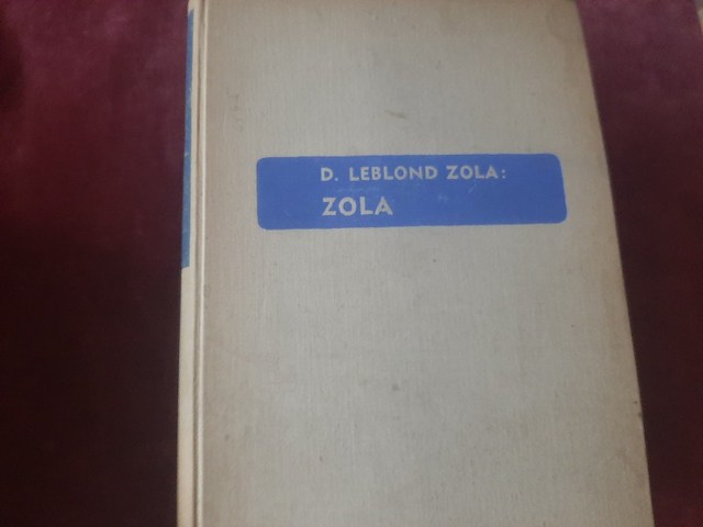 130 ZOLA - Denise Leblond Zola 1940