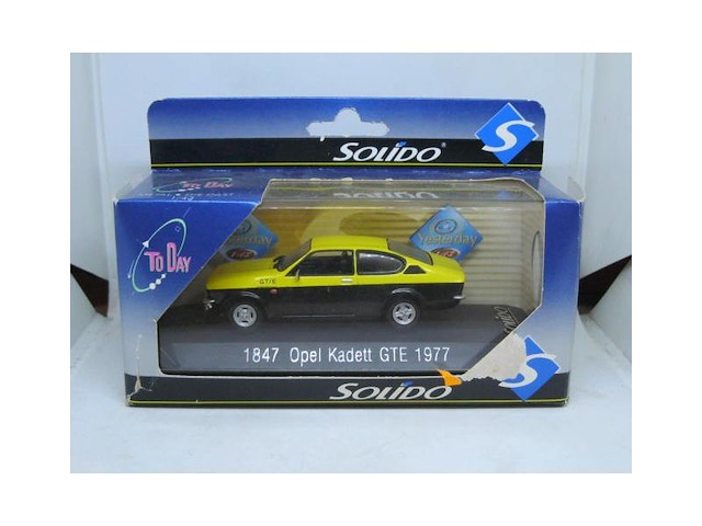 1:43 solido opel kadett GT/E