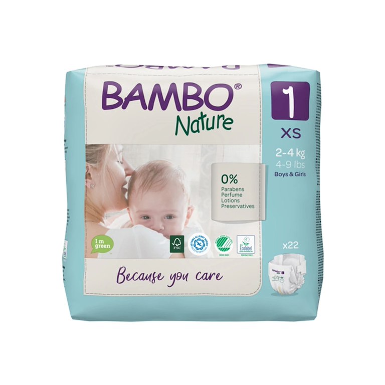 Pelene za Bebe BAMBO Nature Eko-Friendly