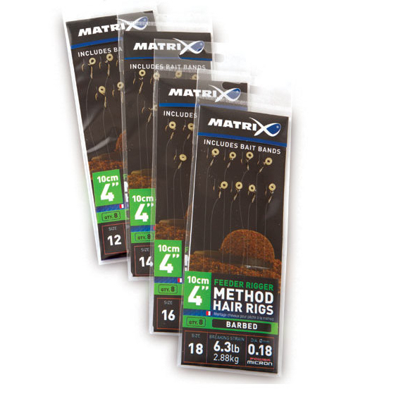 MATRIX METHOD HAIR RIGS 0.18MM/18#/10CM