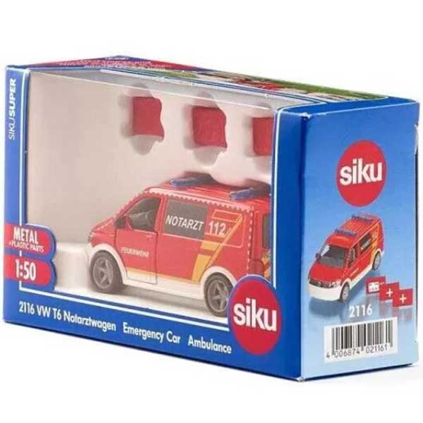 Siku Vatrogasni set -VW T6 Igračka za Decu 2116