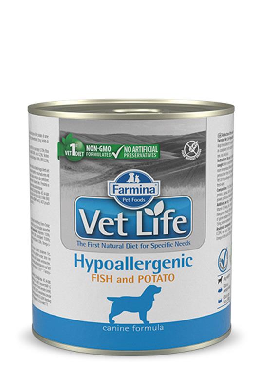 VetLife Dog Hypoallergenic Fish&Potato 300g