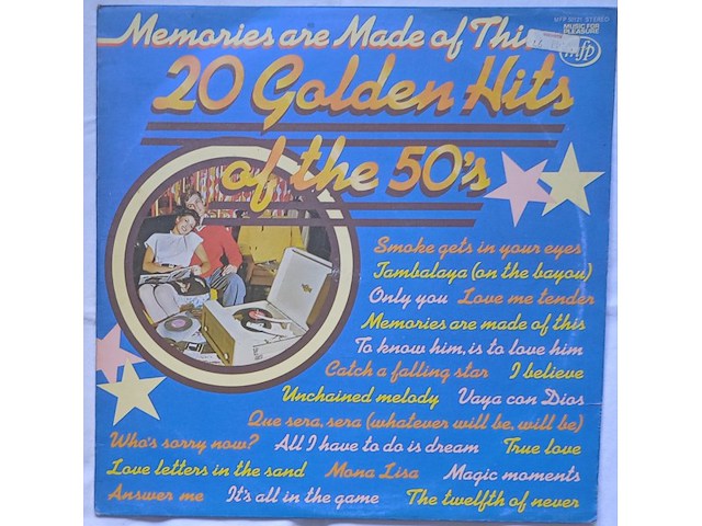 Unknown Artist - Memories are made of this 20golden hit