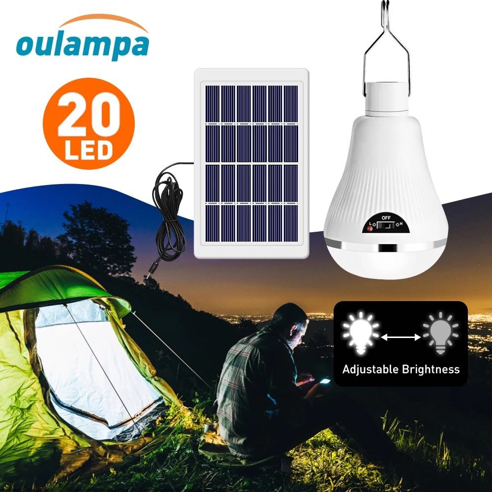 Solarna LED Sijalica + Punjač Telefona