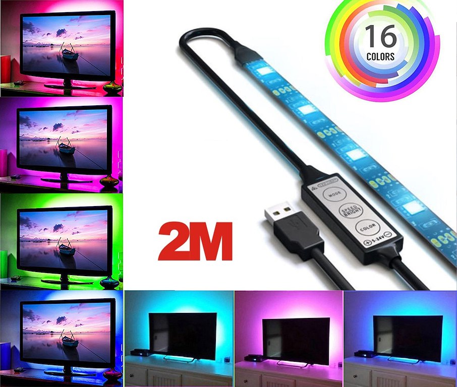 TV LED Traka RGB 2 Metra